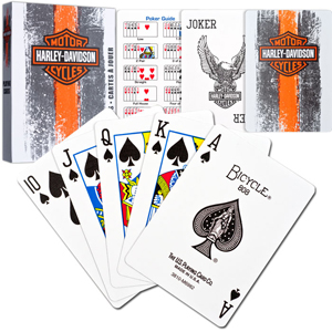 Harley-Davidson Motor Cycles Playing Cards