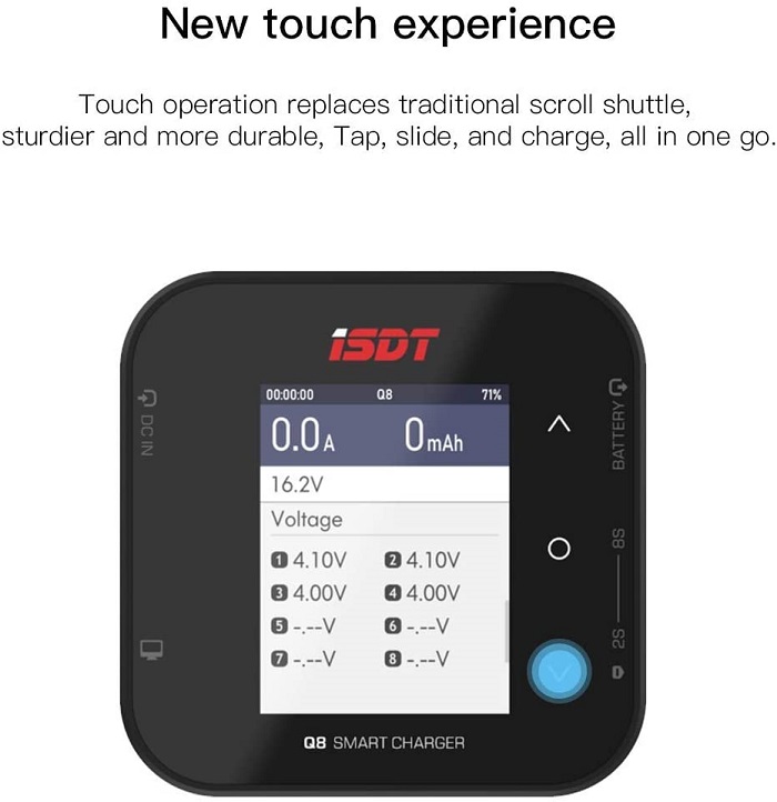 ISDT Q8 Max BattGo 1000W 30A 1-8S High Power Battery Balance Charger