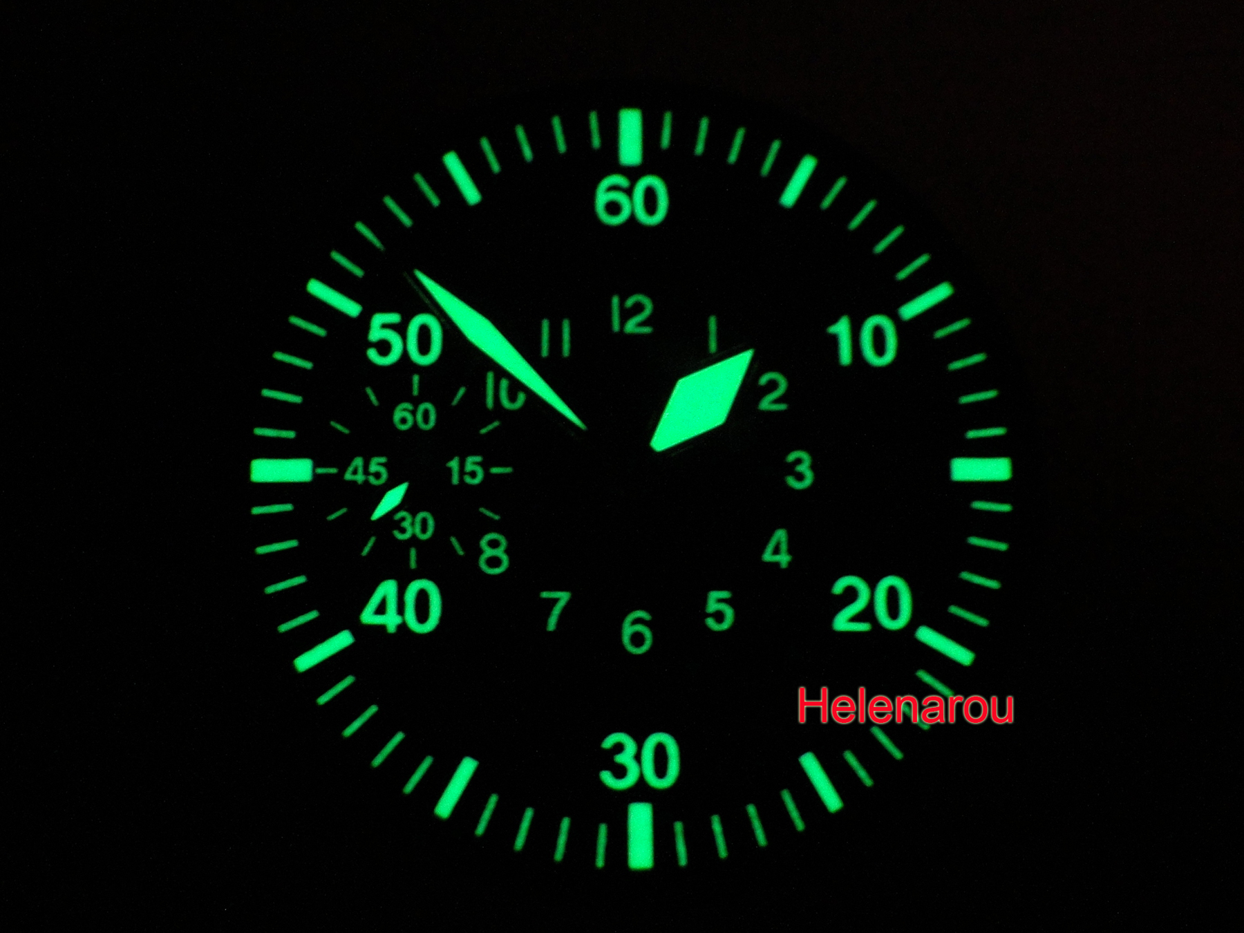 HR SUPER LUME C3 Pilot Flieger Watch B Dial Hamilton 917 921 923 945