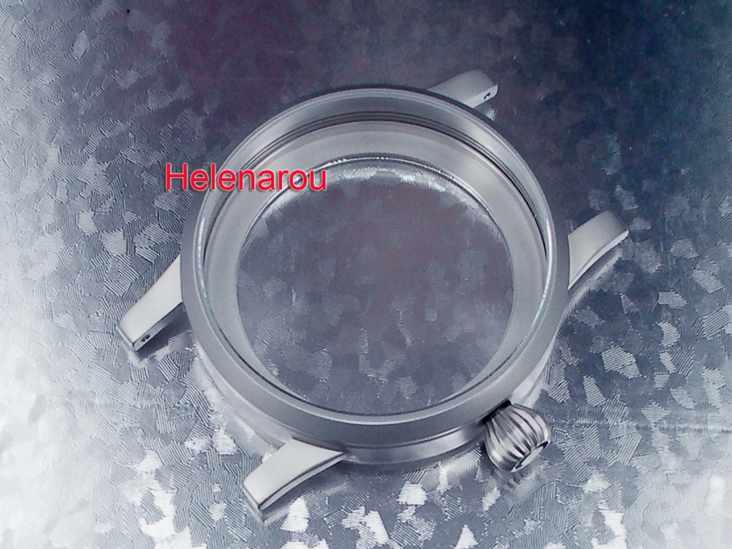 43mm SILVER LACO Luftwaffe Fliegeruhr Watch Case for Unitas 6497 6498