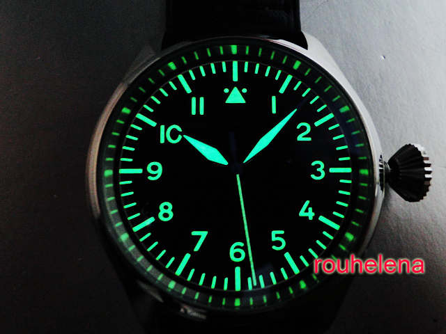 LACO B-Uhr Pilots Super Luminova "A" Watch Dial for ETA 2824 2836